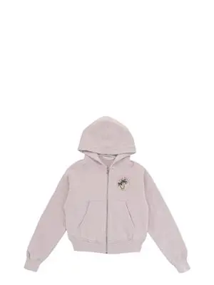 PALM ANGELS Palm Angels Palm Tree Zip-Up Hoodie