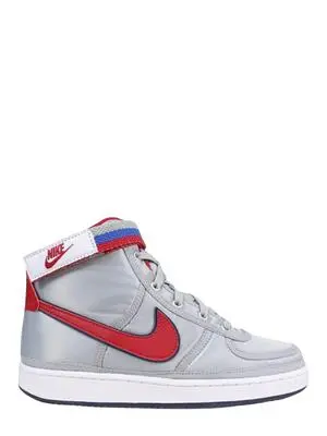 Nike Vandal High Supreme Sneakers - Metallic Silver/red
