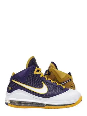 Nike Lebron 7 Media Day Sneakers - Court Purple/white/amarillo
