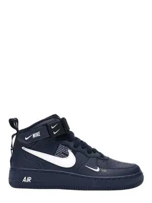 Nike Air Force 1 Mid Sneakers - Obsidian/tour Yellow/white