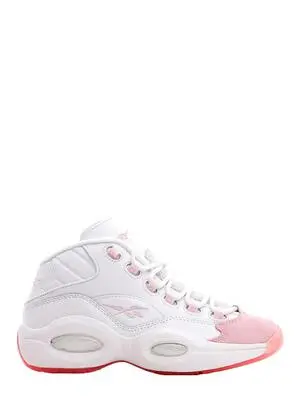 REEBOK Question Mid Toein Sneakers - White/pink