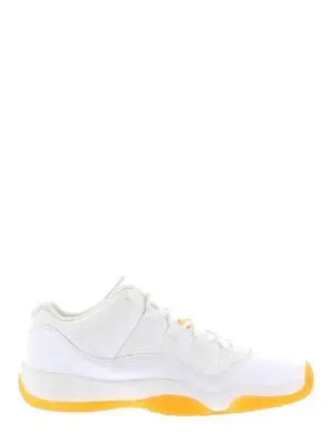 JORDAN 11 Retro Low Sneakers - White/citrus