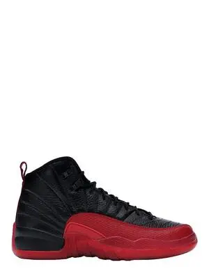 JORDAN 12 Retro Flu Game Sneakers - Black/varsity Red
