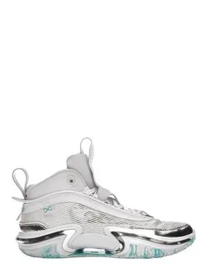 JORDAN 36 Guo Ailun Jade Sneakers - White/hyper Jade/metallic Silver