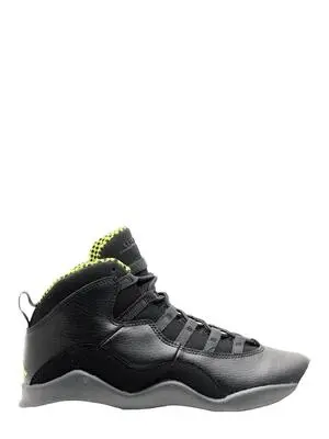 JORDAN 10 Retro Sneakers - Black/vnm Green/cl Grey