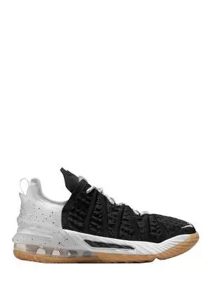 Nike Lebron 18 Sneakers - Black/white/gum Med Brown