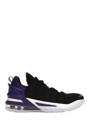 Nike Lebron 18 Lakers Sneakers - Black/metallic Gold/court Purple