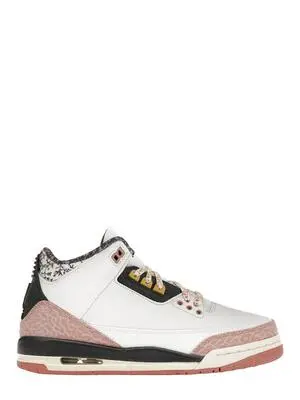 JORDAN 3 Retro Vintage Floral Sneakers - White/anthracite/red Stardust