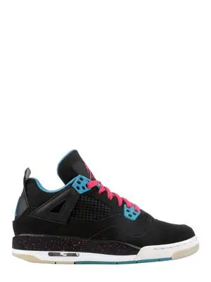 JORDAN 4 Retro Sneakers - Black/vivid Pink/dynamic Blue