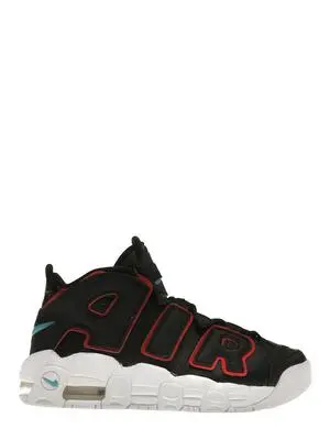 Nike Air More Uptempo Sneakers - Black/fusion Red/grey Fog