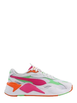 PUMA Rsx3 Crazy Loco Sneakers - White/pink/green