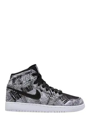 JORDAN Jordan 1 Retro BHM High Top Sneakers White/black