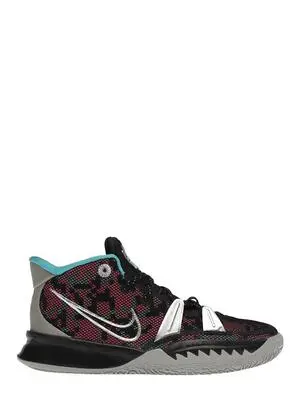 Nike Kyrie 7 Pixel Camo Sneakers - Black/light Smoke Grey/blue Fury