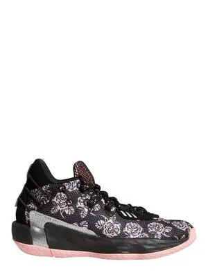 Adidas Dame 7 Rose City Allstar Game Sneakers - Core Black/glow Pink/silver Metallic