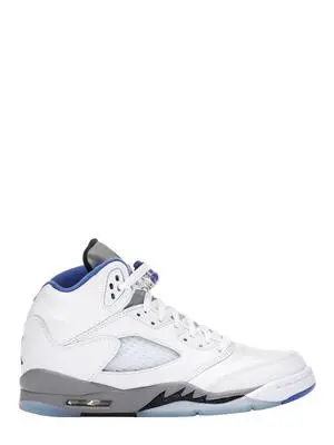 JORDAN 5 Retro White Stealth 2021 Gs - White/stealth/ Black