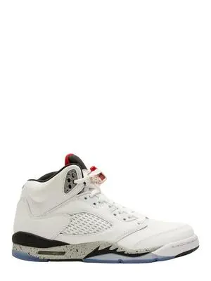 JORDAN Jordan 5 Retro Cement Sneakers White/university Red/black