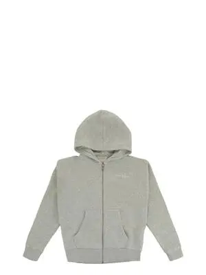 Palm Angels Classic Overlogo Zip-up Hoodie - Melange
