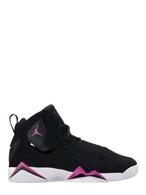JORDAN True Flight High-top Sneakers - Black/fuchsia Blast/white