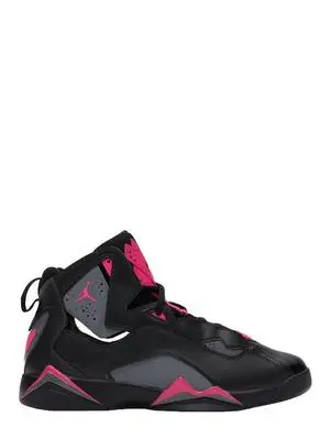 JORDAN Jordan True Flight High-Top Sneakers Black/dark Grey/deadly Pink