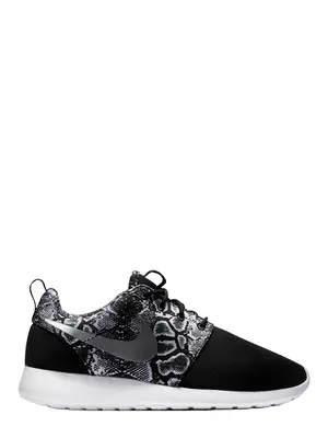 Nike Roshe Run Sneakers Black/metallic Silverone-colorwhite