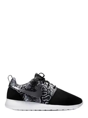 Nike Roshe Run Sneakers - Black/metallic Silver/white