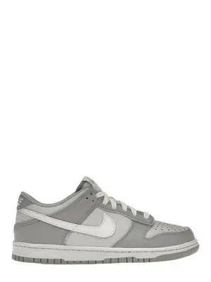 Nike Dunk Low Two-toned Sneakers - Pure Platinum/white/wolf Grey
