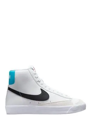 Nike Blazer Mid '77 High-top Sneakers - White/black/light Photo Blue