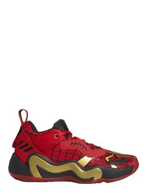 Adidas D.o.n. Issue #3 Marvel Spider-man Sneakers - Vivid Red/gold Metallic/core Black