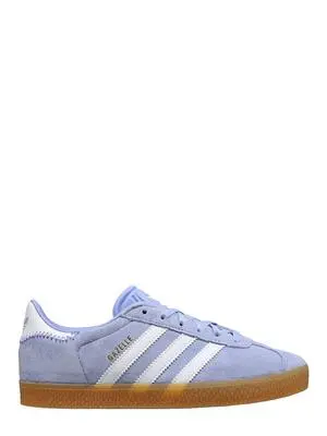 Adidas Gazelle Lace Up Sneakers - Blue Spark/white/clear Sky