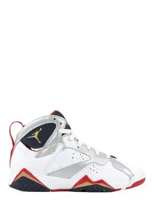 JORDAN 7 Retro Olympic Sneakers - White/metallic Gold/obsdn