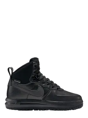 Nike Lunar Force 1 Sneakerboot - Black/metallic Silver