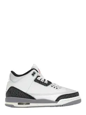 JORDAN 3 Retro - Summit White/fire Red/cement Grey