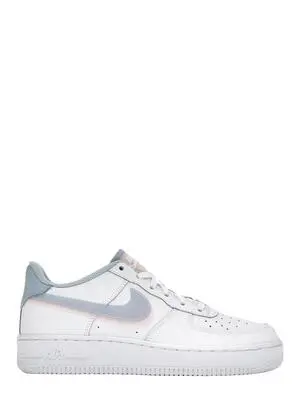 Nike Air Force 1 Low Lv8 Double Swoosh Sneakers - White/light Armory Blue/arctic Punch