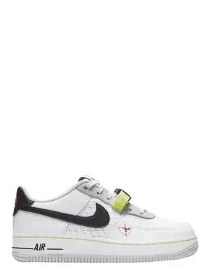 Nike Air Force 1 Low Lv8 Swoosh Compass Sneakers - White/photon Dust/limelight
