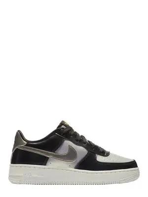Nike Force 1 Low Lv8in Sneakers - Metallic Cool Grey/metallic Gold