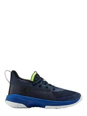 Under Armour Curry 7 Dub Nation Ps - Royal/academy/hi Vis Yellow