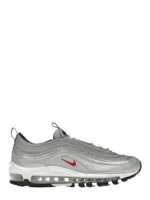 Nike Air Max 97 Silver Bullet Sneakers - Metallic Silver/varsity Red/white