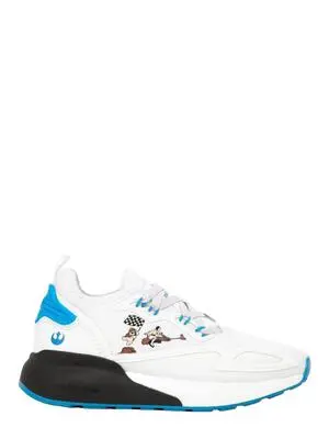 Adidas Zx 2k Boost J Star Wars Intergalatic Race Sneakers - Cloud White/scarelet Red/core Black