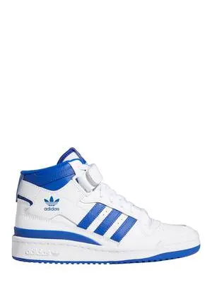 Adidas Forum High Top Sneakers - Cloud White/royal Blue
