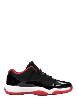 JORDAN 11 Retro Low Bred Sneakers - Black/true Red/white