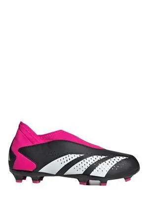 Adidas Predator Accuracy.3 Laceless Fg - Core Black/cloud White/team Shock Pink 2