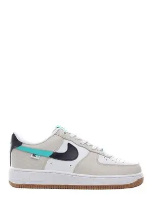 Nike Air Force 1 Low Spliced Swoosh Sneakers White/sail/blackone-colorteal
