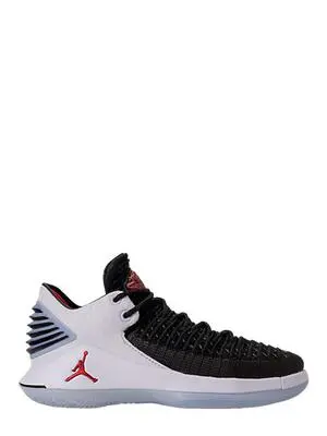 JORDAN Xxxii Low Free Throw Line Sneakers - Black/university Red/white