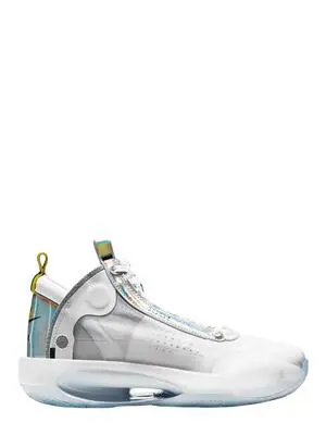 JORDAN Xxxiv Athletic Sneakers - White/metallic Silver