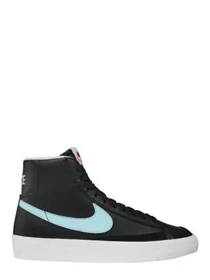 Nike Blazer Mid 77 High-top Sneakers - Black/white/mint Foam