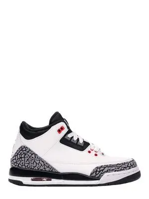 JORDAN Jordan 3 Retro Sneakers White/blackwlf Grey/infrrd 23