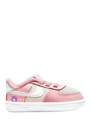 Nike Air Force 1 Se Crib Peace Sneakers - Pink Glaze/white/purple Dawn