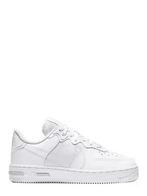 Nike Air Force 1 Low React Suin Sneakers - White/pure Platinum
