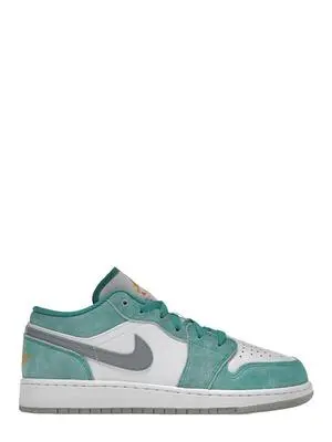 JORDAN Air Jordan 1 Low Sneakers New Emerald/white/light Steel Grey