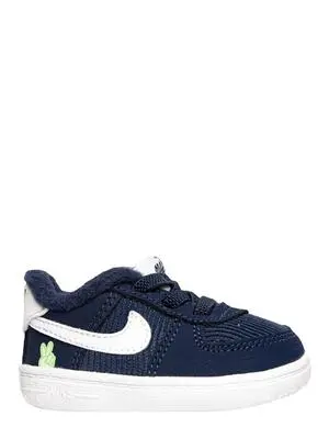 Nike Air Force 1 Se Crib Peace - Midnight Navy Blue/lime Glow/white